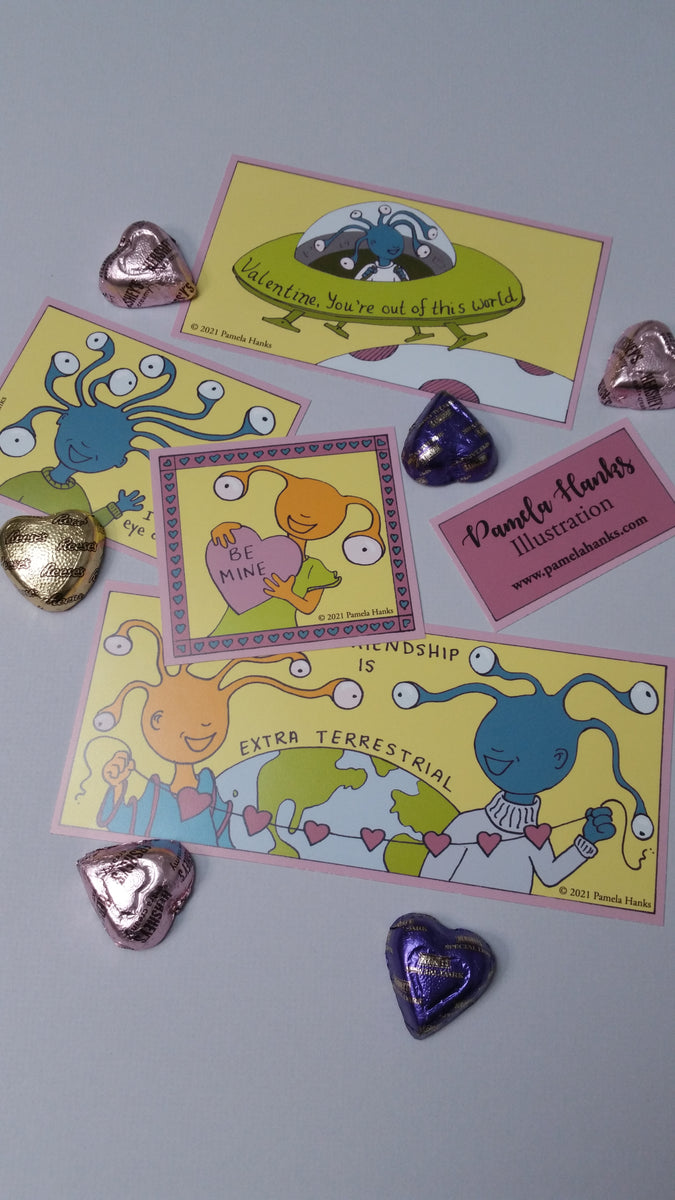 Product Creation: Valentines – Pamela Hanks Illustration