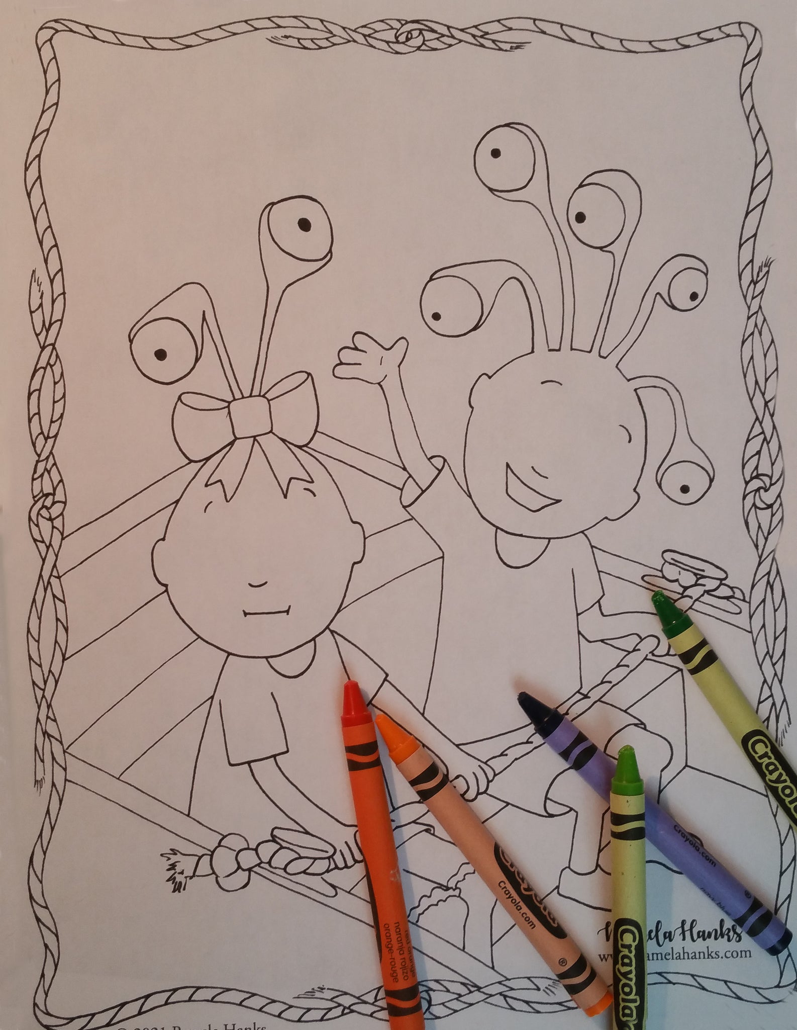 row your boat coloring page